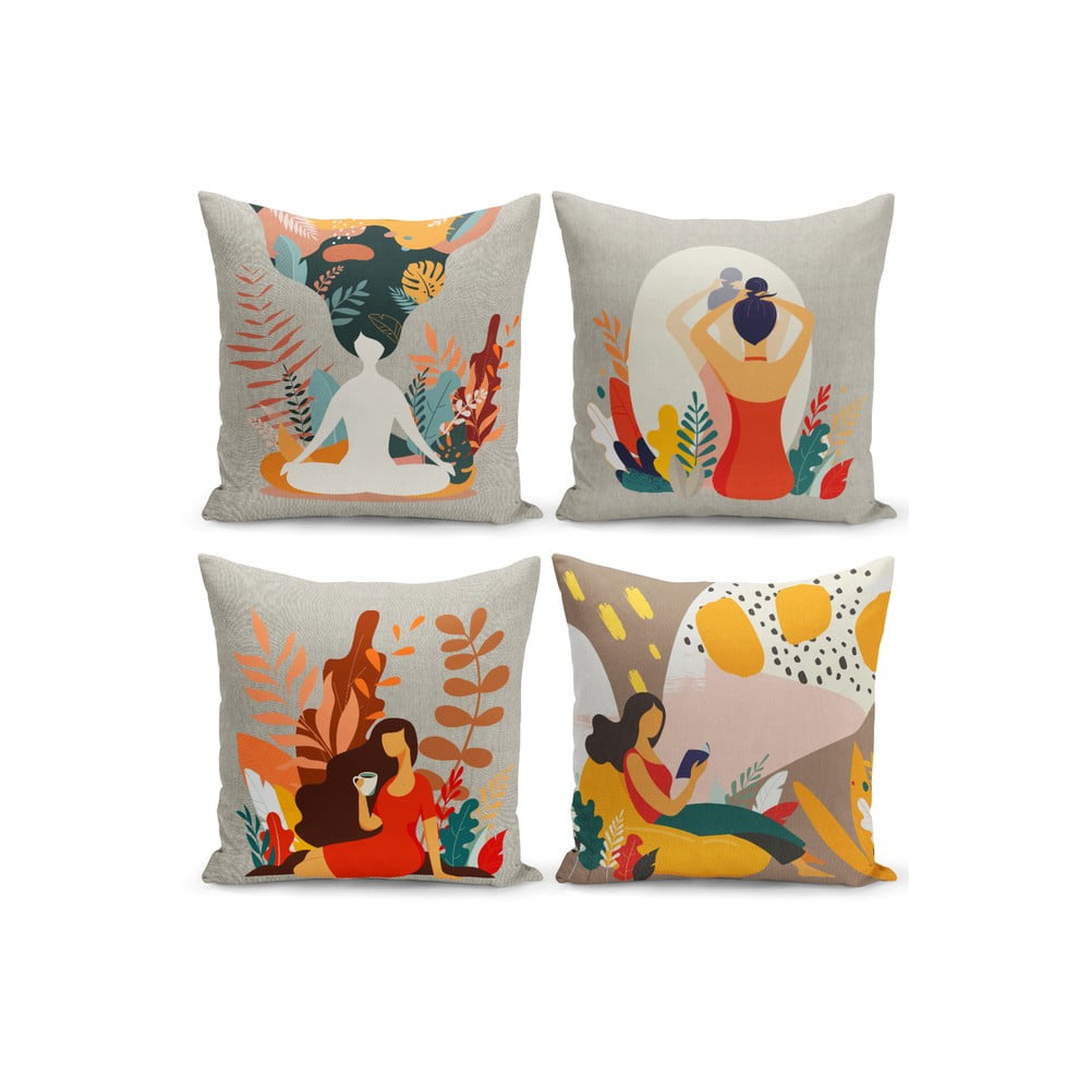 Set od 4 ukrasne jastučnice Kate Louise Chill, 43 x 43 cm | Bonami