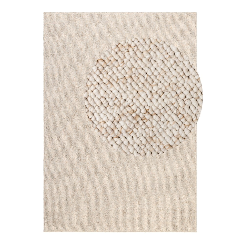 Krem perivi tepih 120x170 cm Rocco Cream – Elle Decoration | Bonami